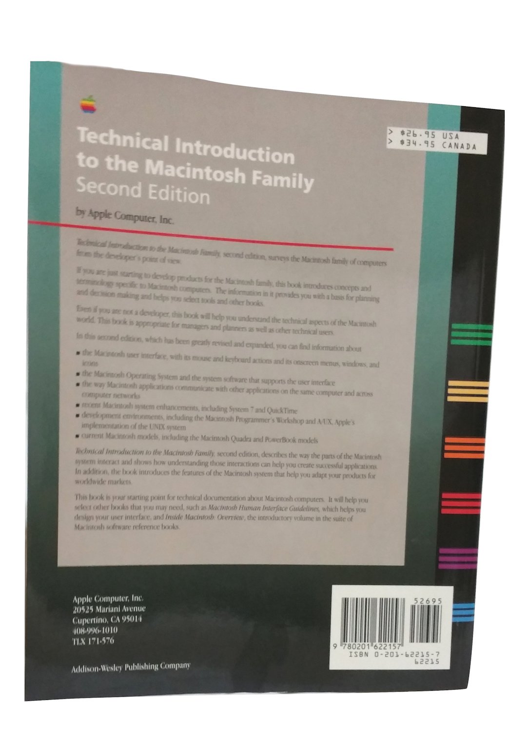 Technical Introduction to the Macintosh Family by Apple Computer Inc ...