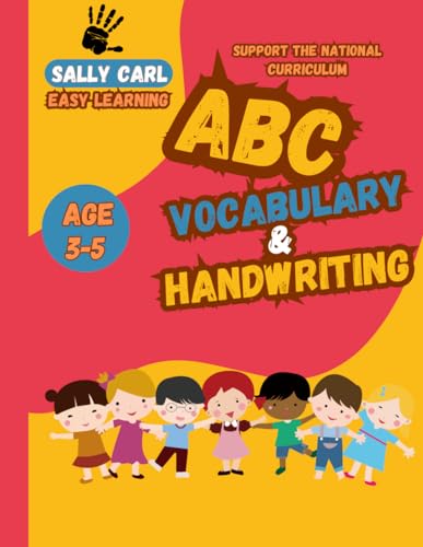 ABC vocabulary &amp; handwriting: Ready for school letter tracing book for ...