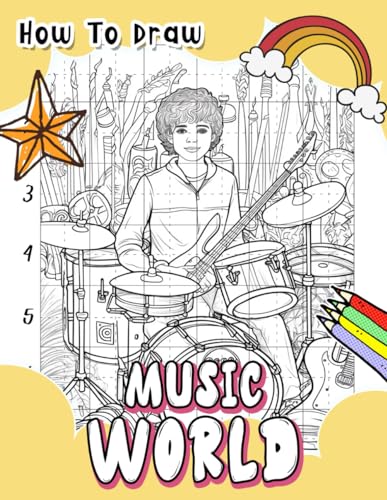 How To Draw Music World: Step-by-Step Drawing Guide for Kids - Discover ...