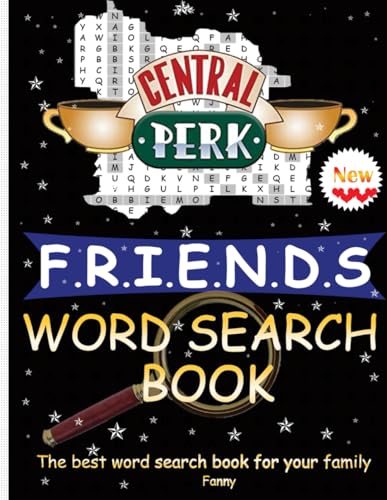 FRIENDS WORD SEARCH BOOK: Friends Large Word Search Puzzle Book For ...