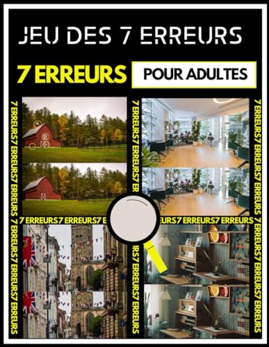 Jeu des 7 différences pour adultes: Observe et trouve les différences ...