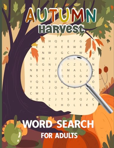 Autumn Harvest Word Search Challenge for Adults: A Seasonal Puzzle ...