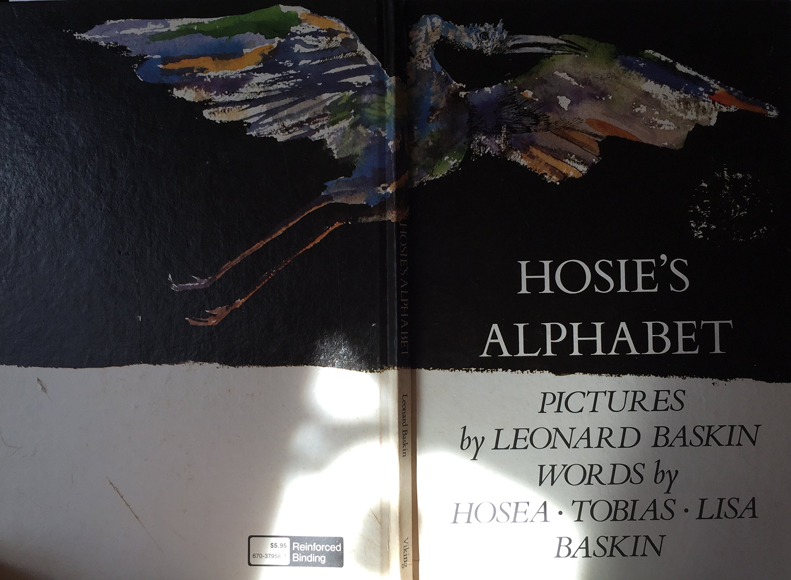 Hosie's Alphabet [First Edition] by Lisa Hosea; Tobias; Baskin | Goodreads
