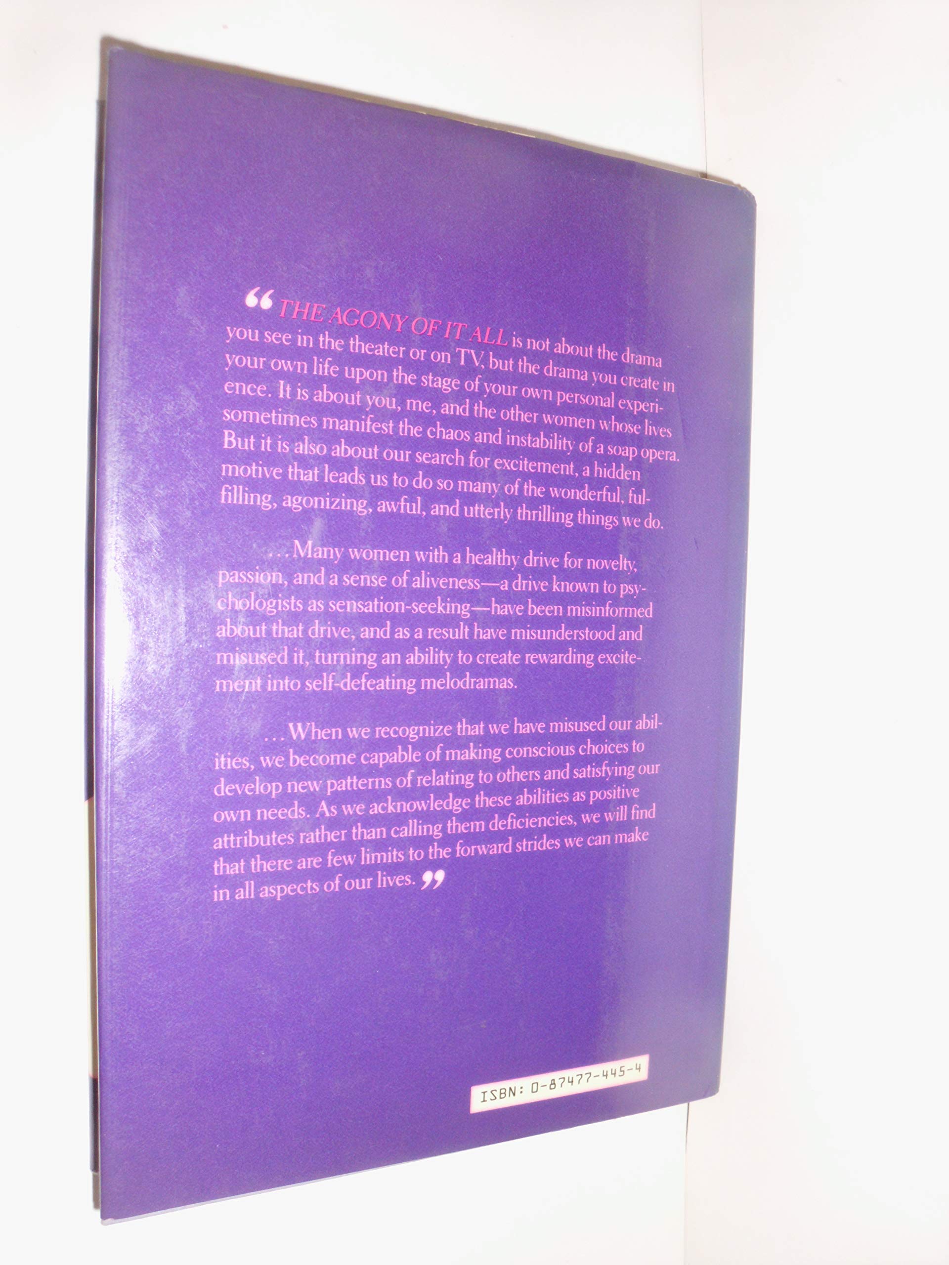 The Agony of It All: The Drive for Drama and Excitement in Women's ...