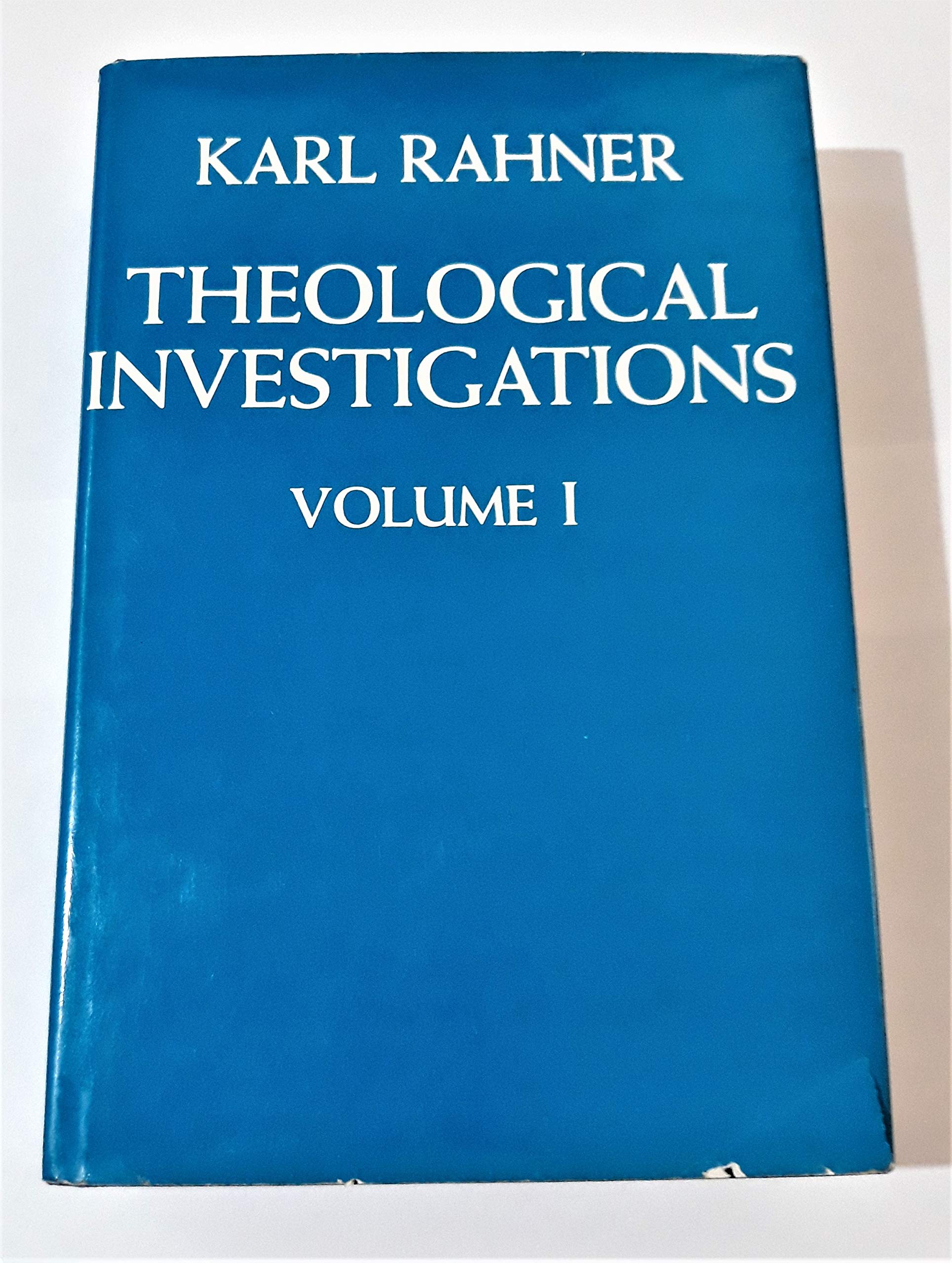 Theological Investigations, Vol 1 by Karl Rahner | Goodreads