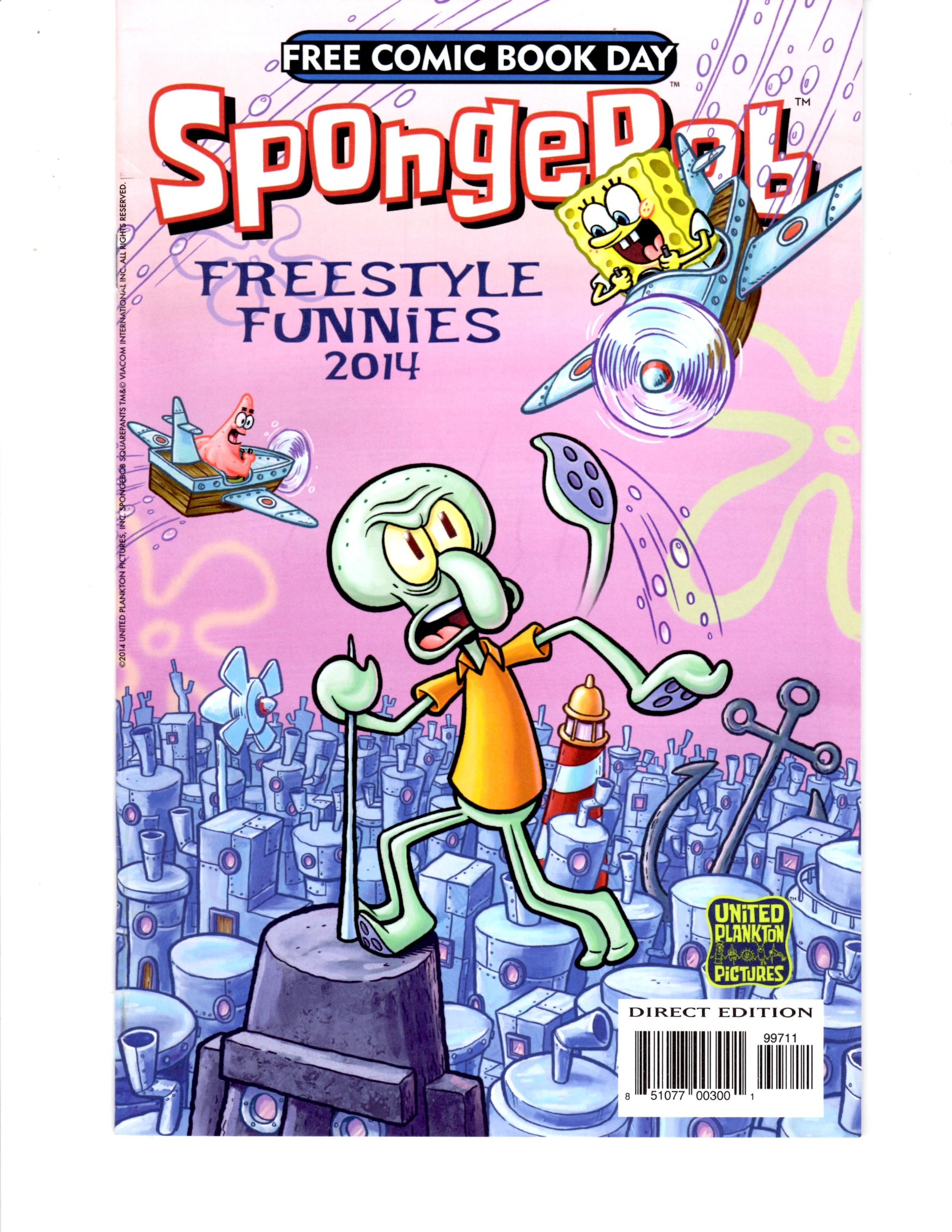 Sponge Bob Freestyle Funnies 2014 Free Comic Book Day by Graham Annable ...