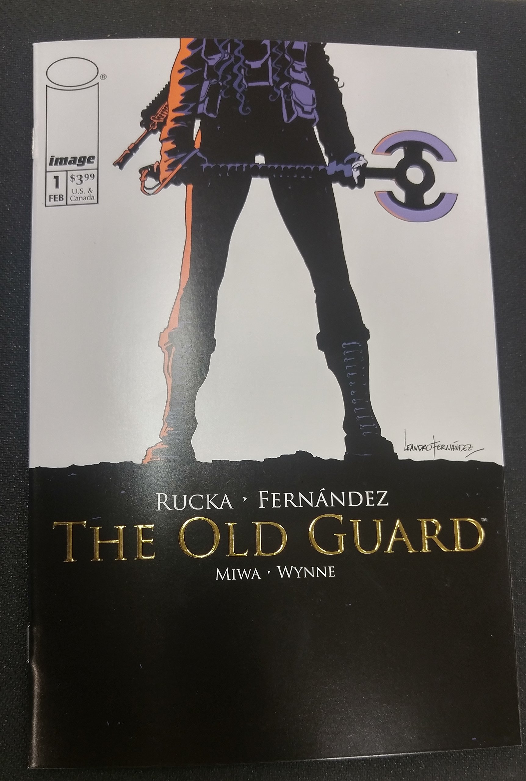 The Old Guard Image Comics Retailer 1 per store Variant by Greg Rucka ...