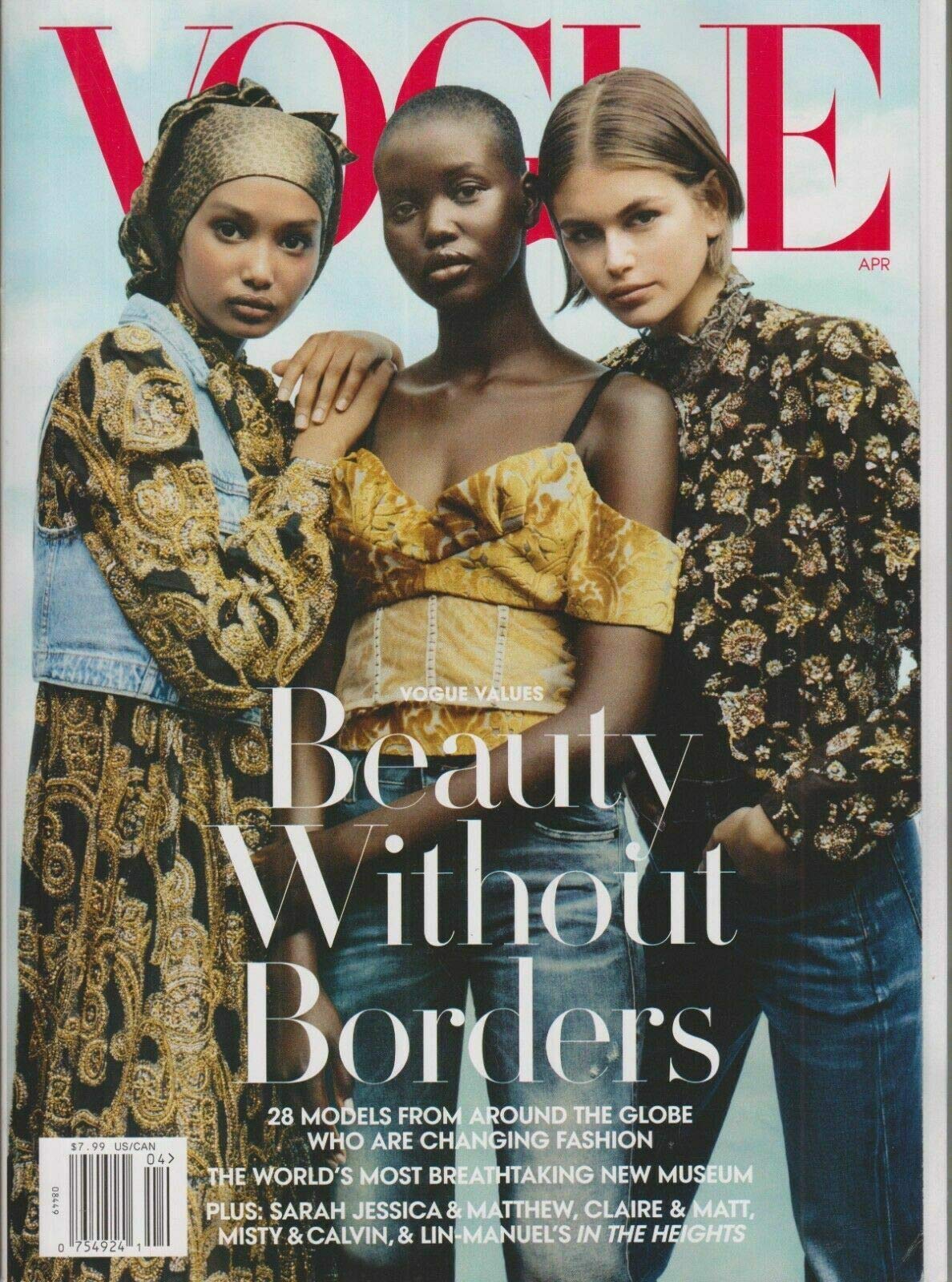 VOGUE MAGAZINE, VOGUE VALUES BEAUTY WITHOUT BORDERS APRIL, 2020 by ...