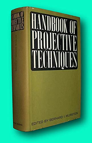 Rare Bernard I Murstein / HANDBOOK OF PROJECTIVE TECHNIQUES 1st Edition ...