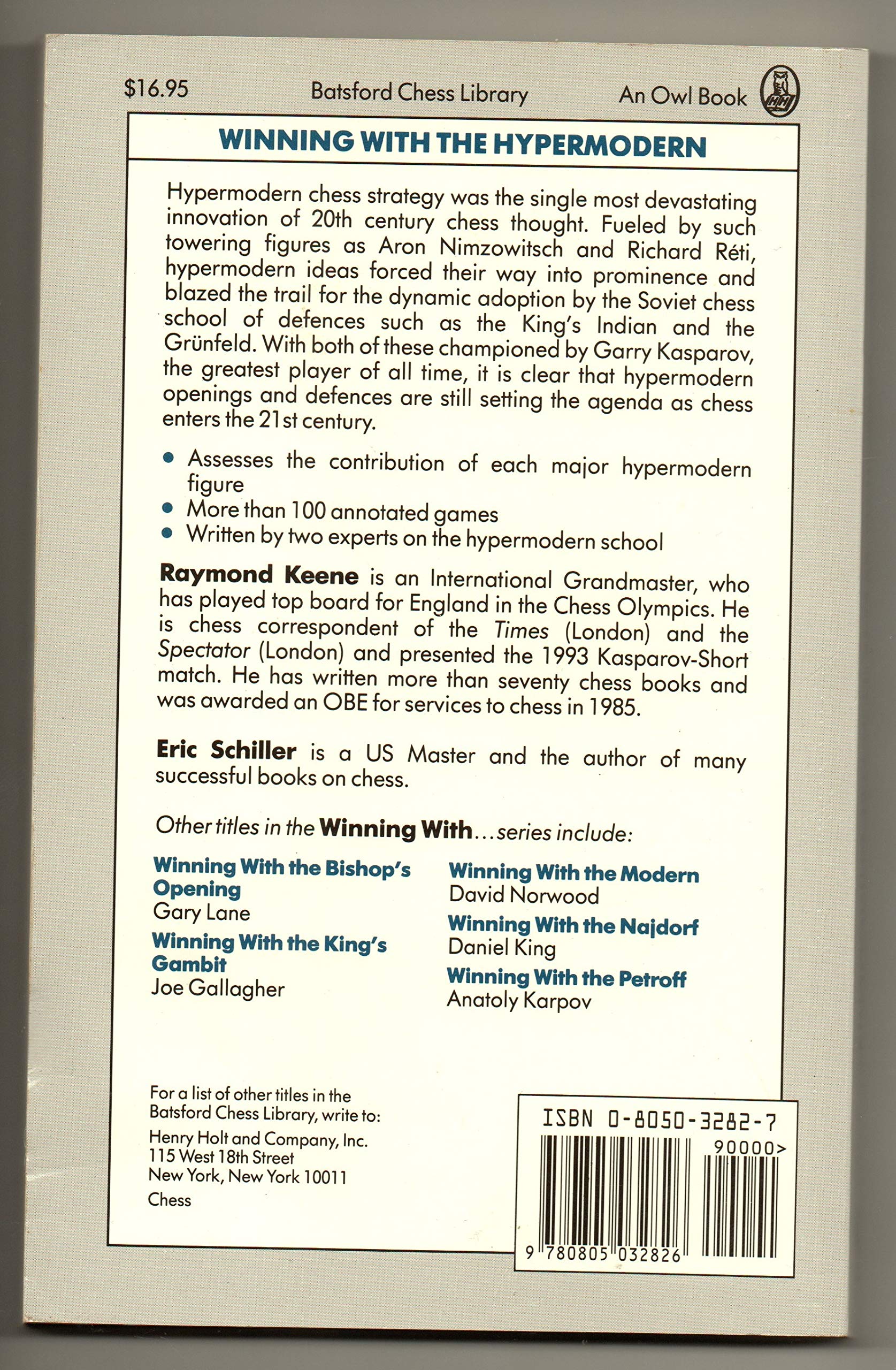 Winning With the Hypermodern by Raymond D. Keene | Goodreads