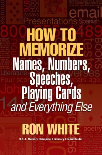 How To Memorize Names, Numbers, Speeches, Playing Cards and Everything ...