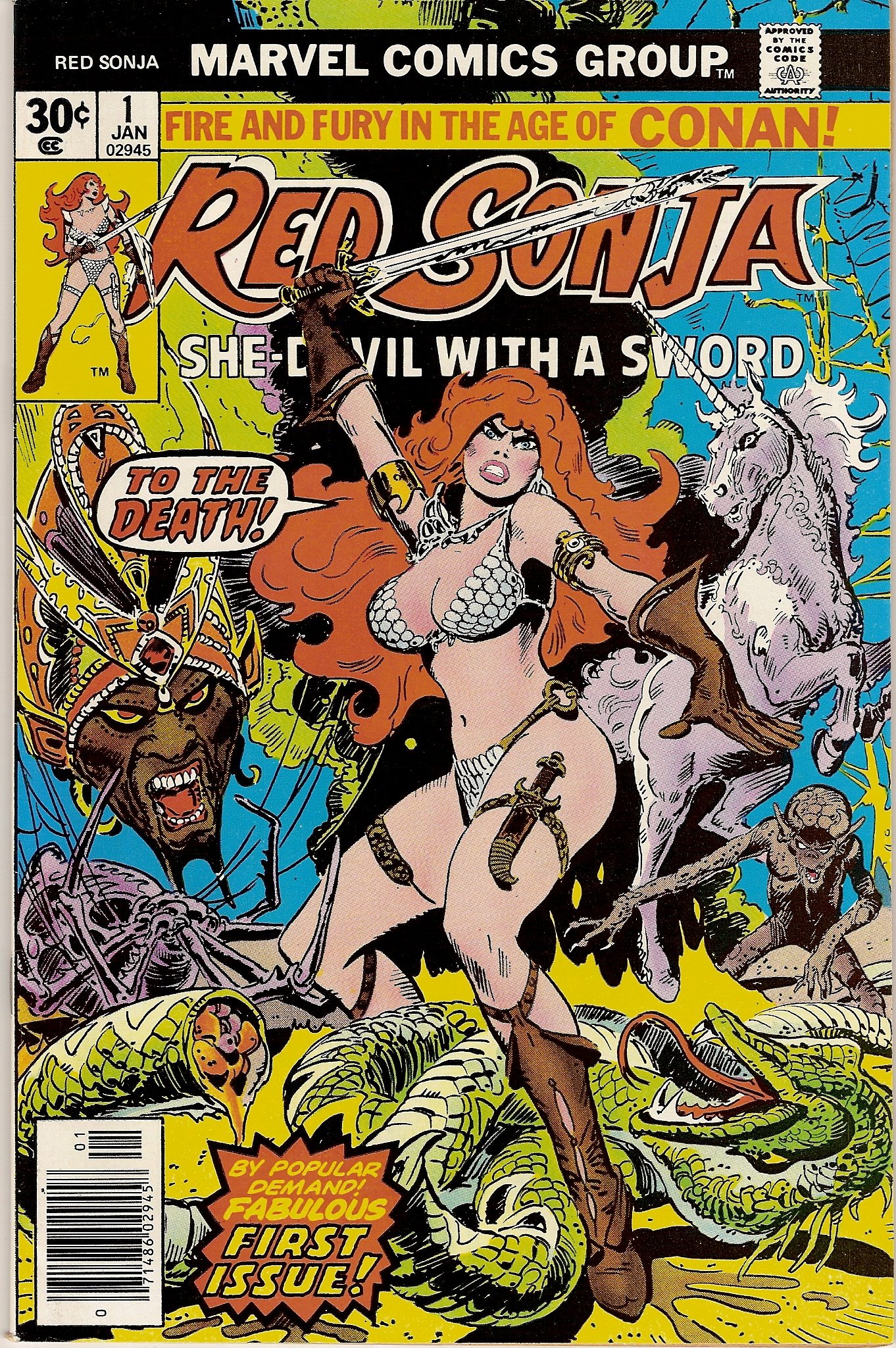 Red Sonja She Devil With A Sword #1 The Blood Of The Unicorn by Roy Thomas | Goodreads