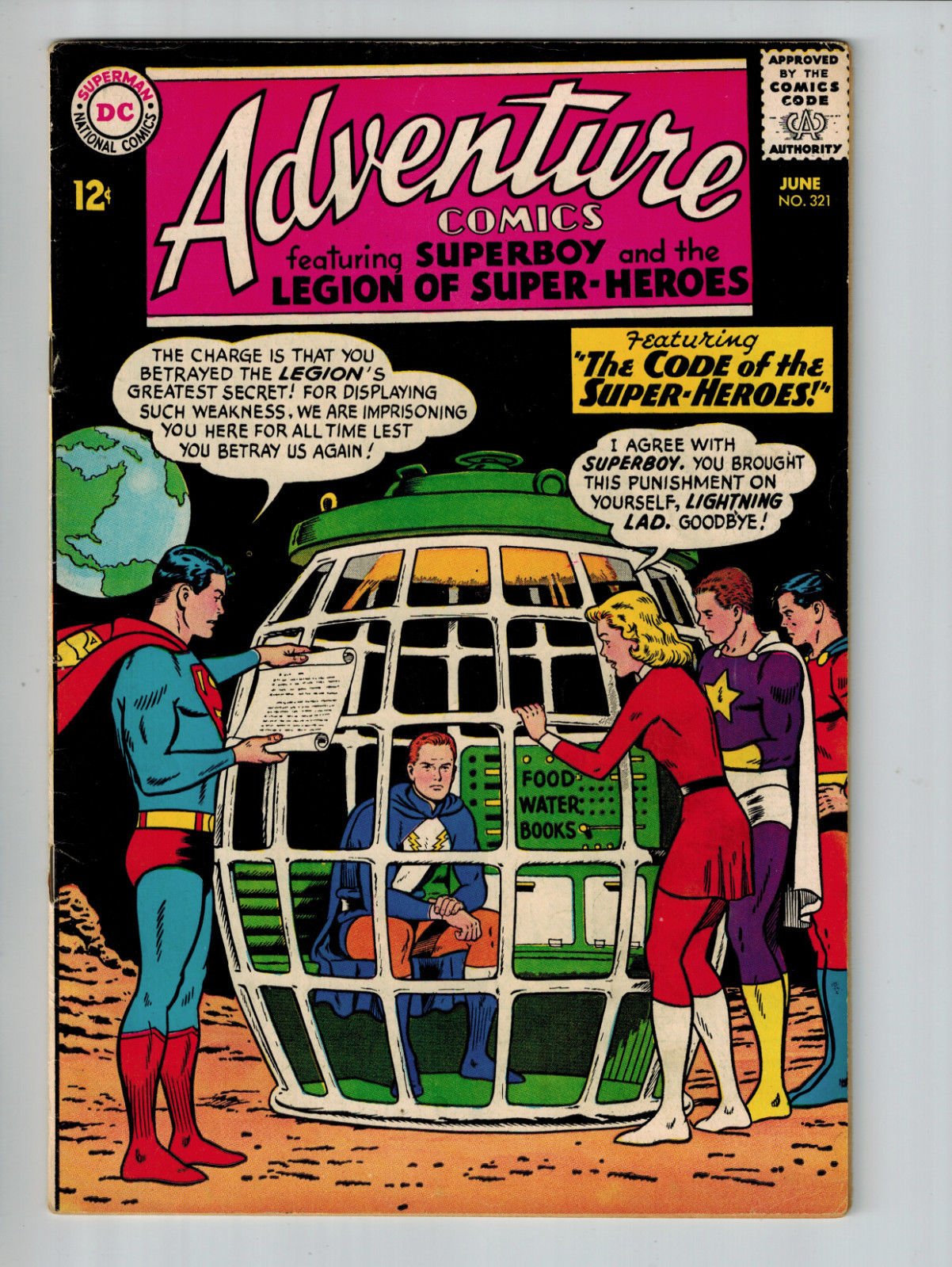 Adventure Comics #321 - The Code of Super Heroes - Legon of Super ...