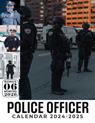 Police Officer Calendar 2024 - 2025: Jan 2024 to Dec 2025, Bonus 6 ...
