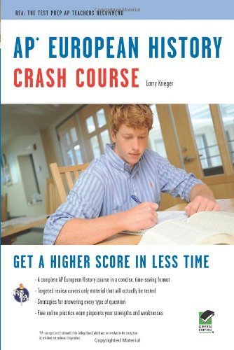 AP European History Crash Course (Ap Crash Course (Rea)) by Krieger ...