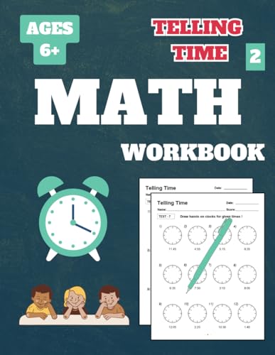 Telling Time Workbook, Vol2: Telling Time Math Workbook for Grade 1 ...