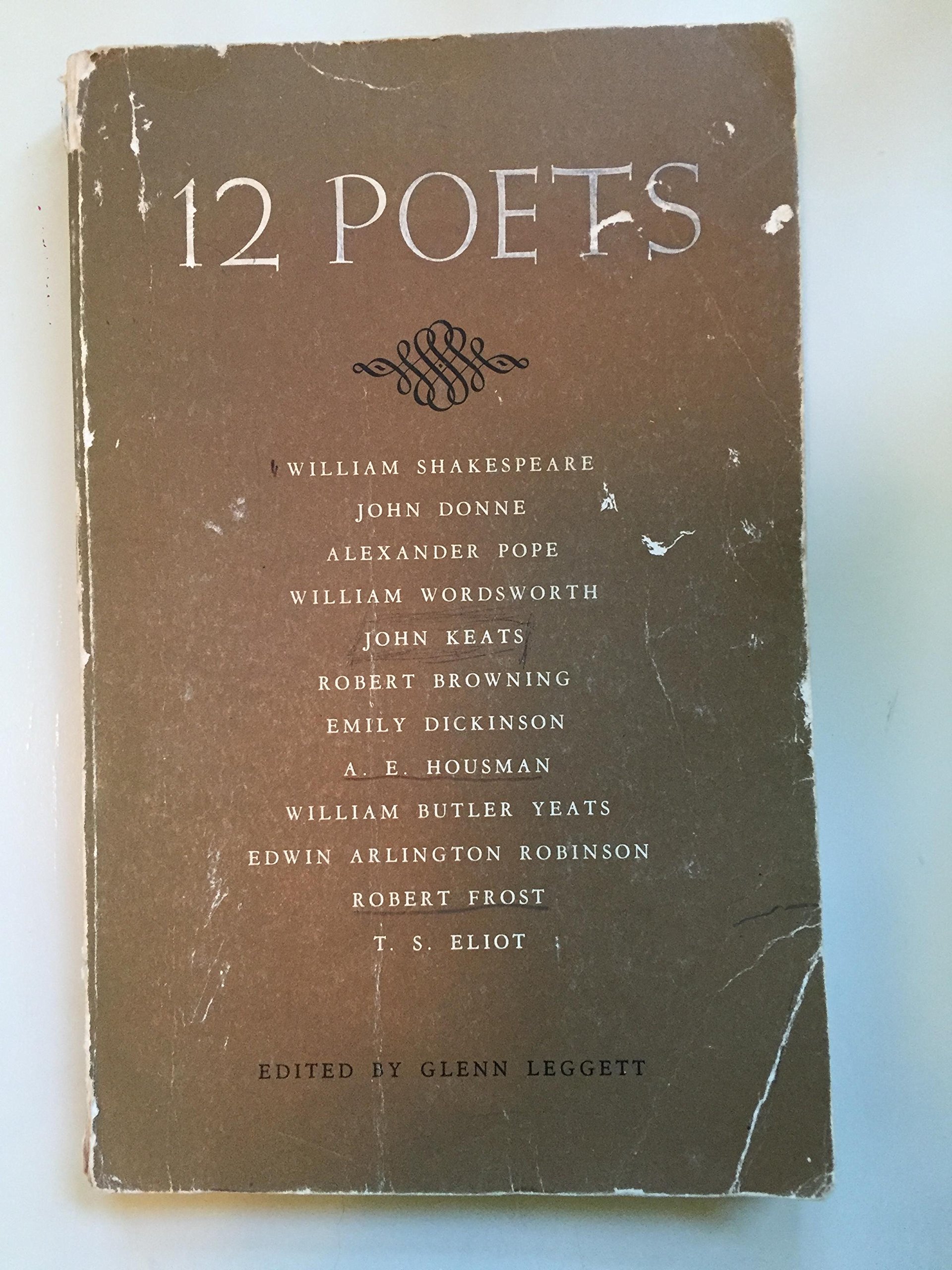 12 Poets by Glenn Leggett | Goodreads