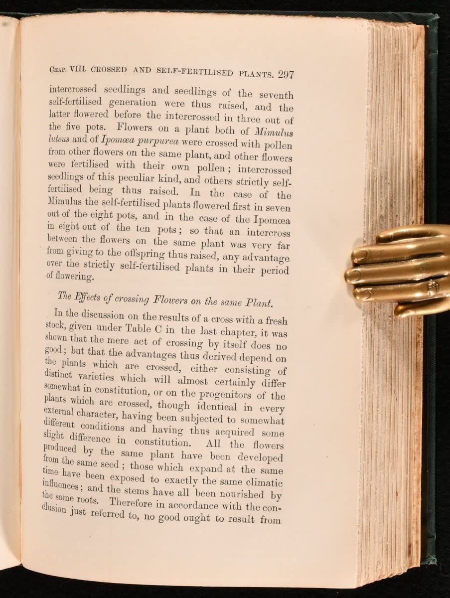 THE EFFECTS OF CROSS AND SELF FERTILISATION IN THE VEGETABLE KINGDOM by ...