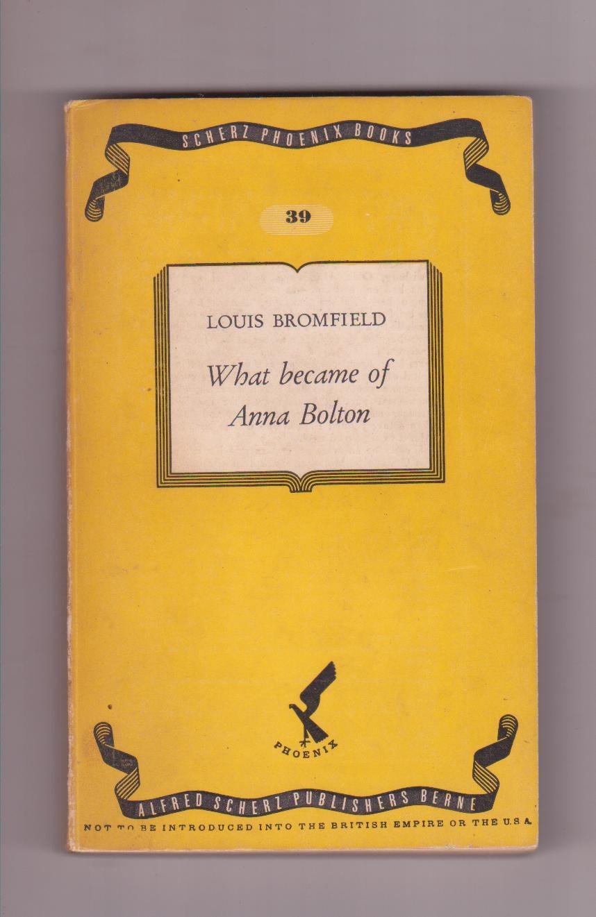 What Became of Anna Bolton by Louis Bromfield | Goodreads