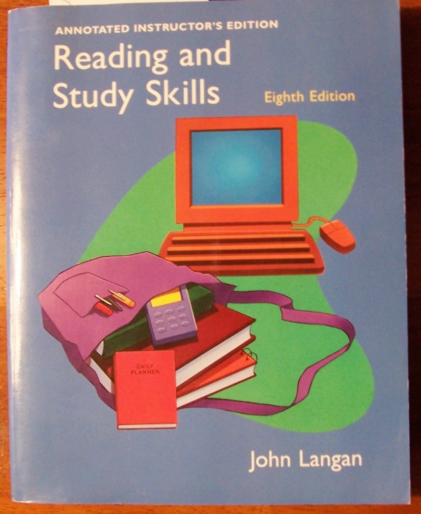 Reading and Study Skills: Annotated Instructor's Edition by John Langan ...