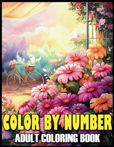 Color by Number Adult Coloring Book: Beautiful color by number Coloring ...