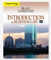 Bundle: Cengage Advantage Books: Introduction to Business Law, 4th ...