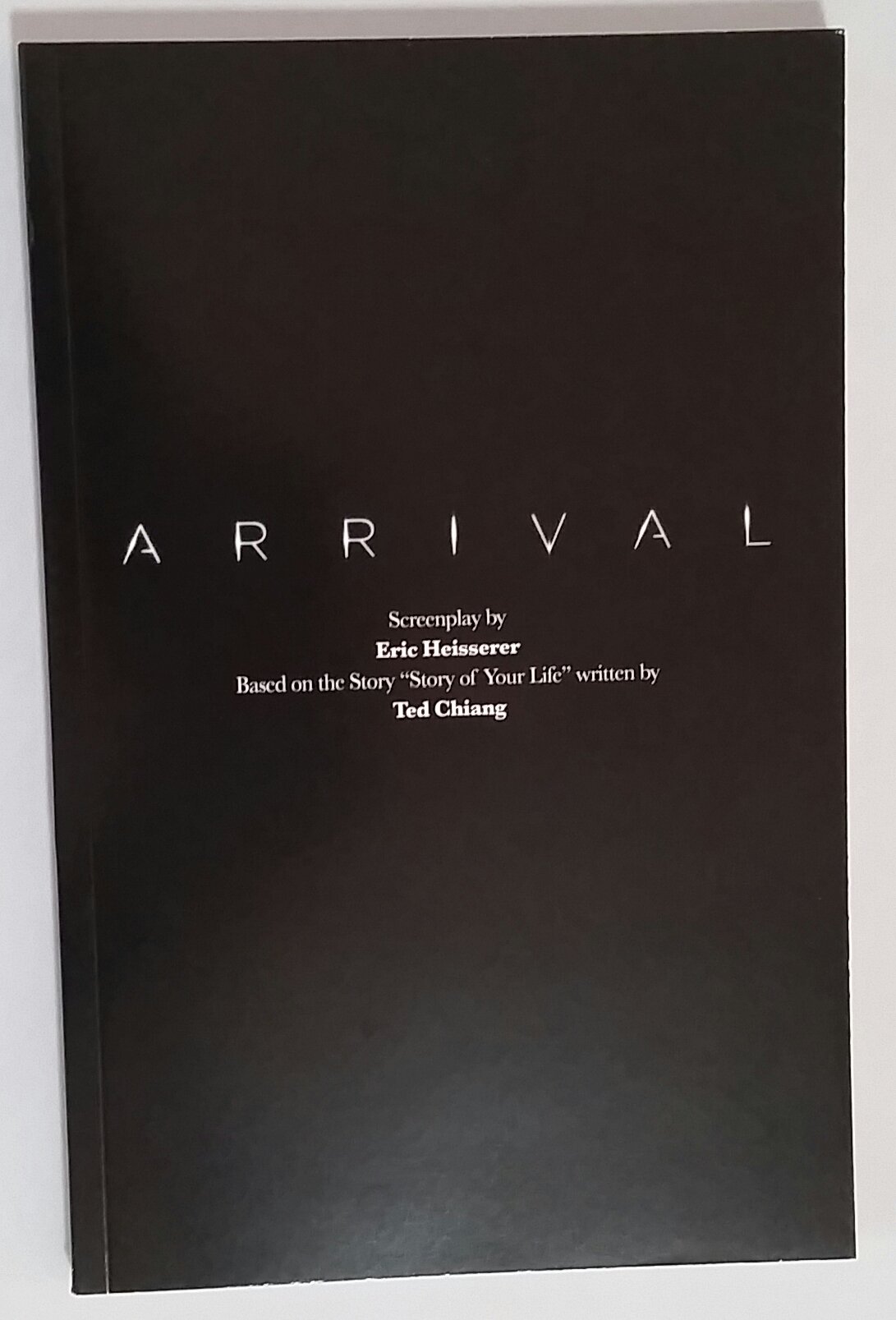 ARRIVAL script best original screenplay for your consideration 2016 by ...