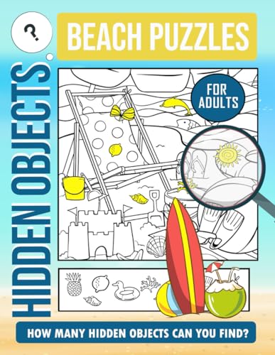 Beach Puzzles Hidden Objects: Explore Beach, Sand, and Fun, Find Object ...