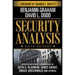 Security Analysis by Benjamin Graham, David Dodd. (McGraw-Hill,2008 ...