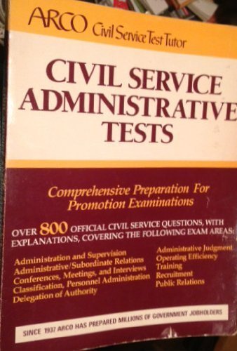 Civil Service Administrative Tests by Hy Hammer by Hy Hammer | Goodreads