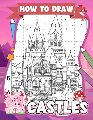 How To Draw Castles: Decoration Castle for Kids, Childs in 30 ...