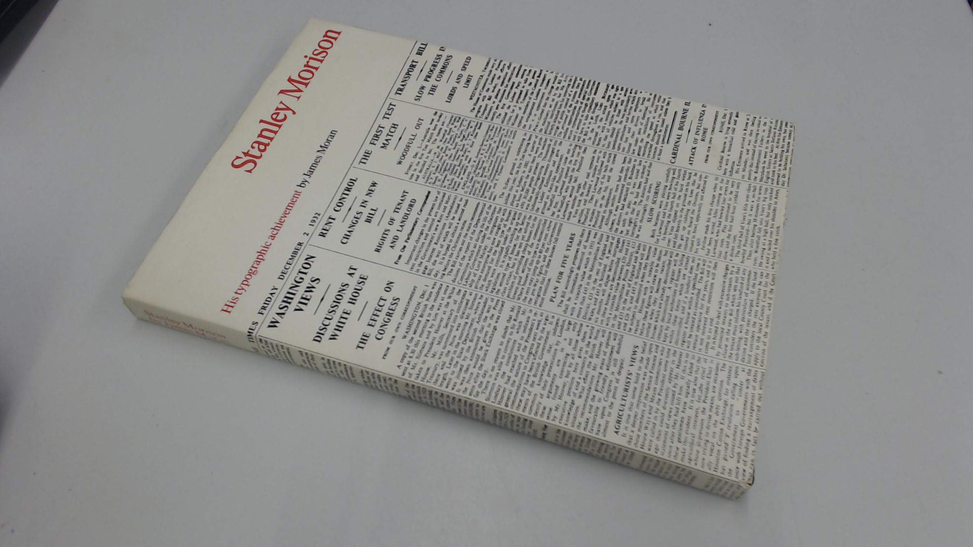 Stanley Morison: his typographic achievement by James Moran | Goodreads