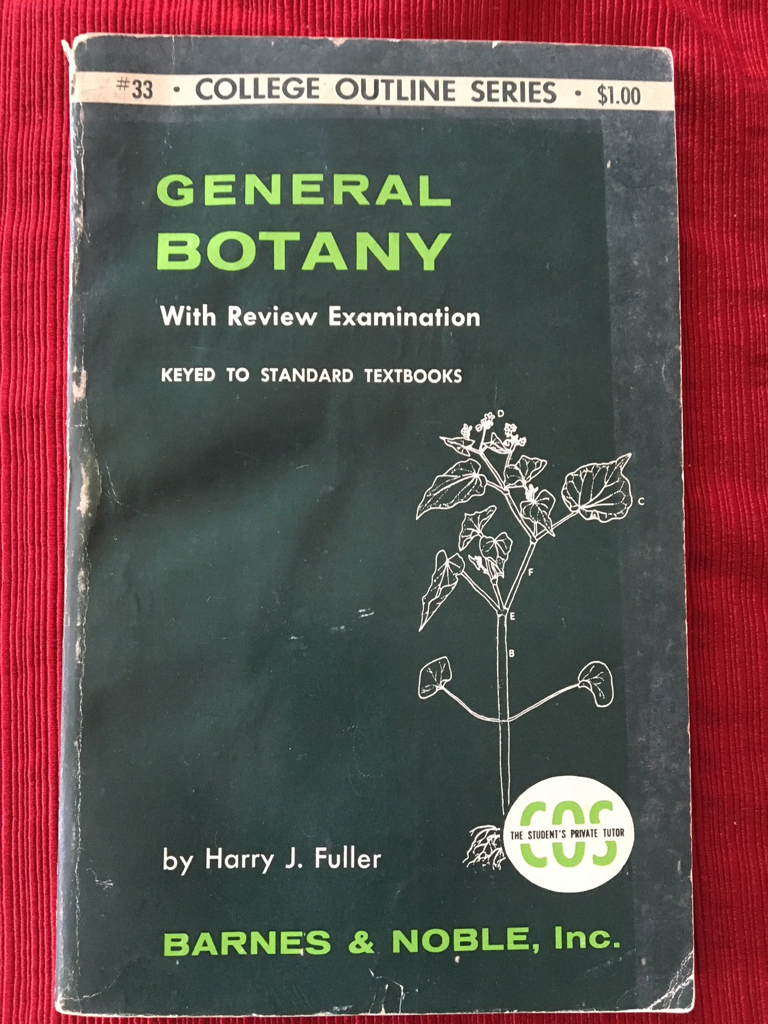 College Outline Series - GENERAL BOTANY with Review Examination by ...