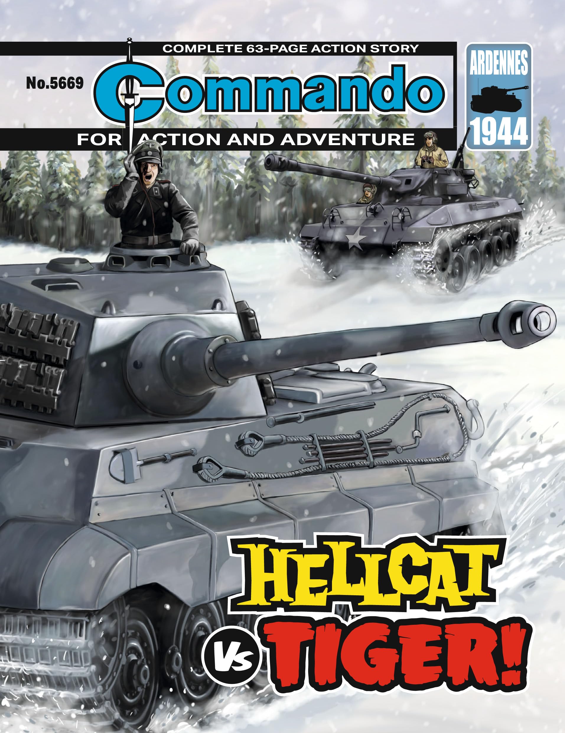 Commando #5669: Hellcat vs Tiger by Ferg Handley | Goodreads
