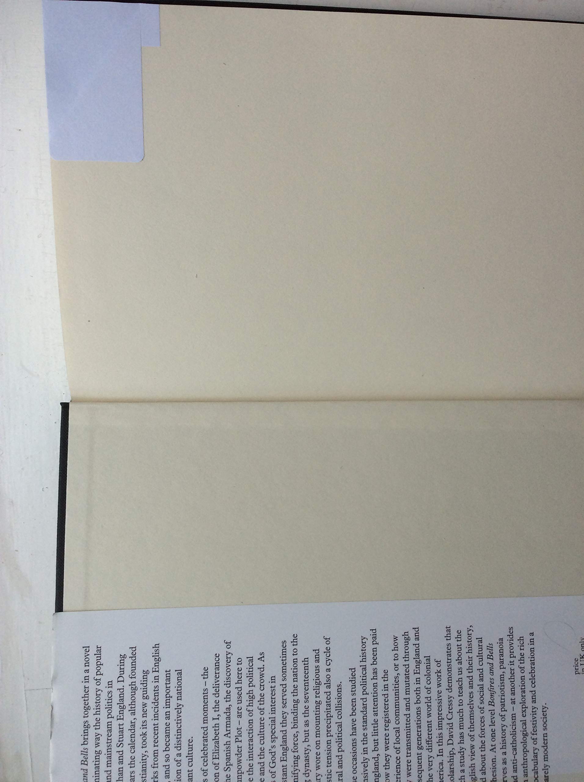 Bonfires and bells: National memory and the Protestant calendar in ...