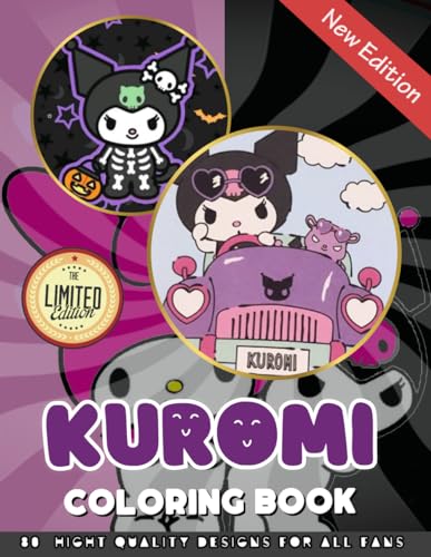 Kuromi Coloring Book: Unique Coloring Pages for All Fans Great Present ...