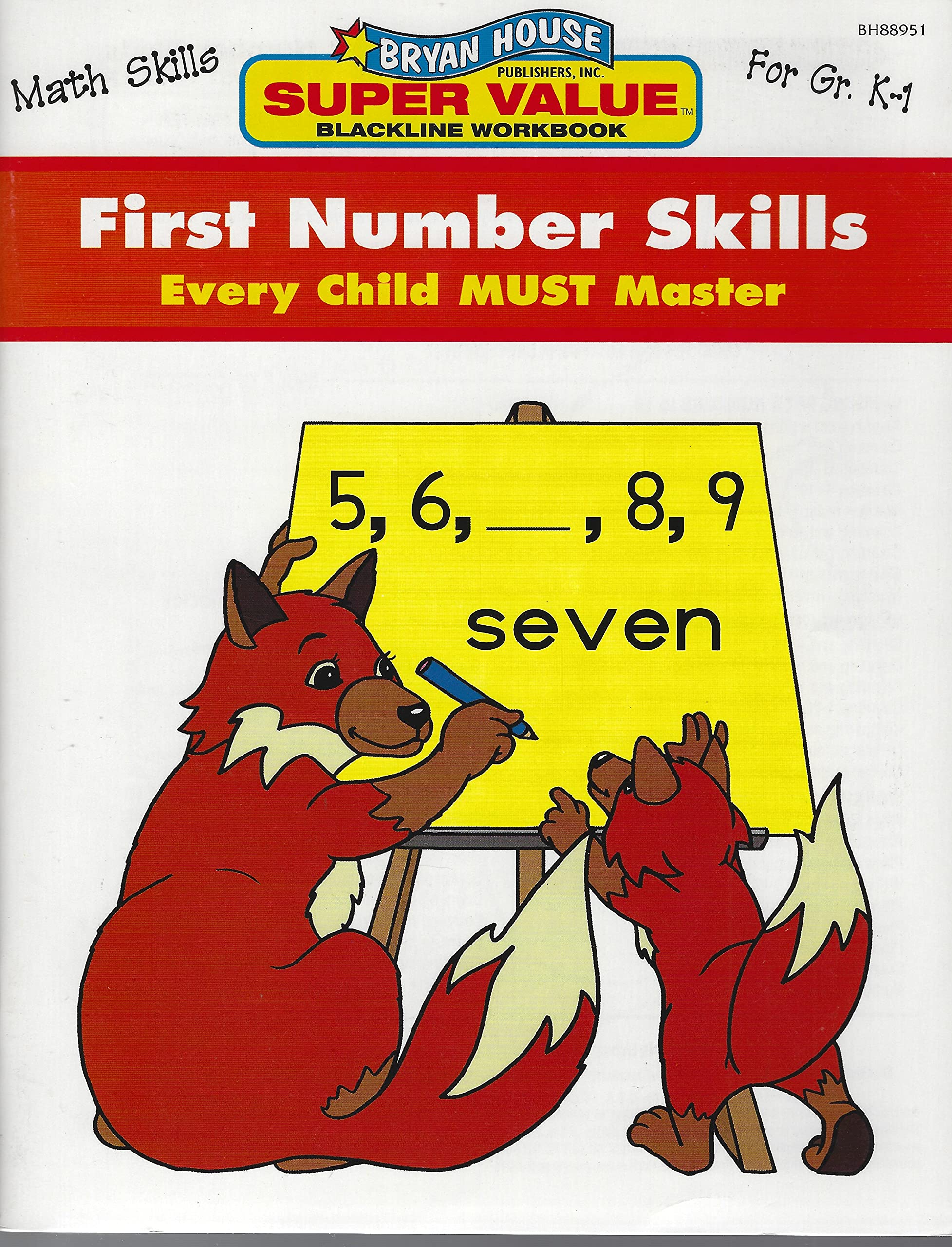 First Number Skills Every Child Must Master, Grades K-1 by Kathleen ...
