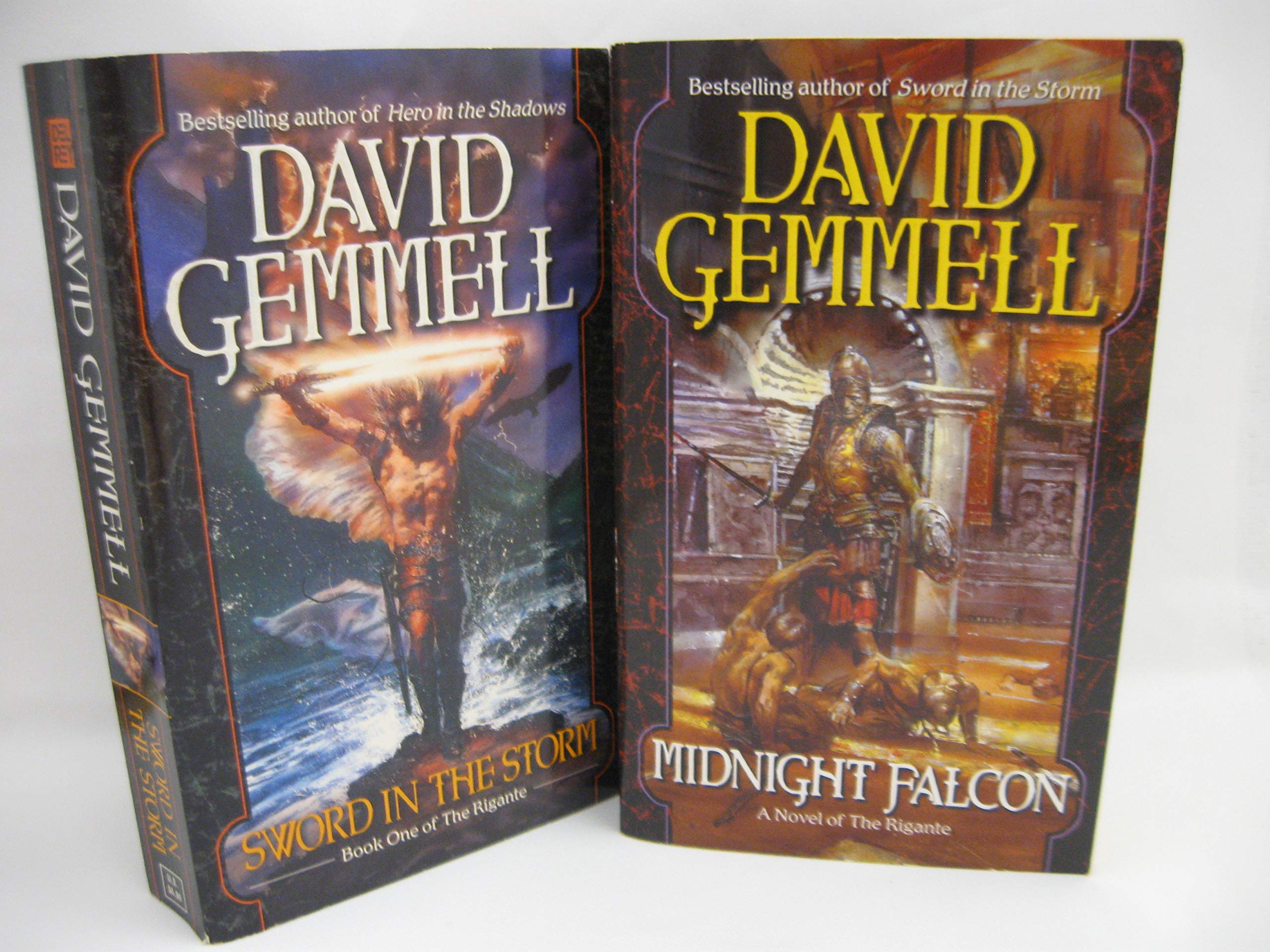 THE RIGANTE (Sword in the Storm and Midnight Falcon) by David Gemmell ...
