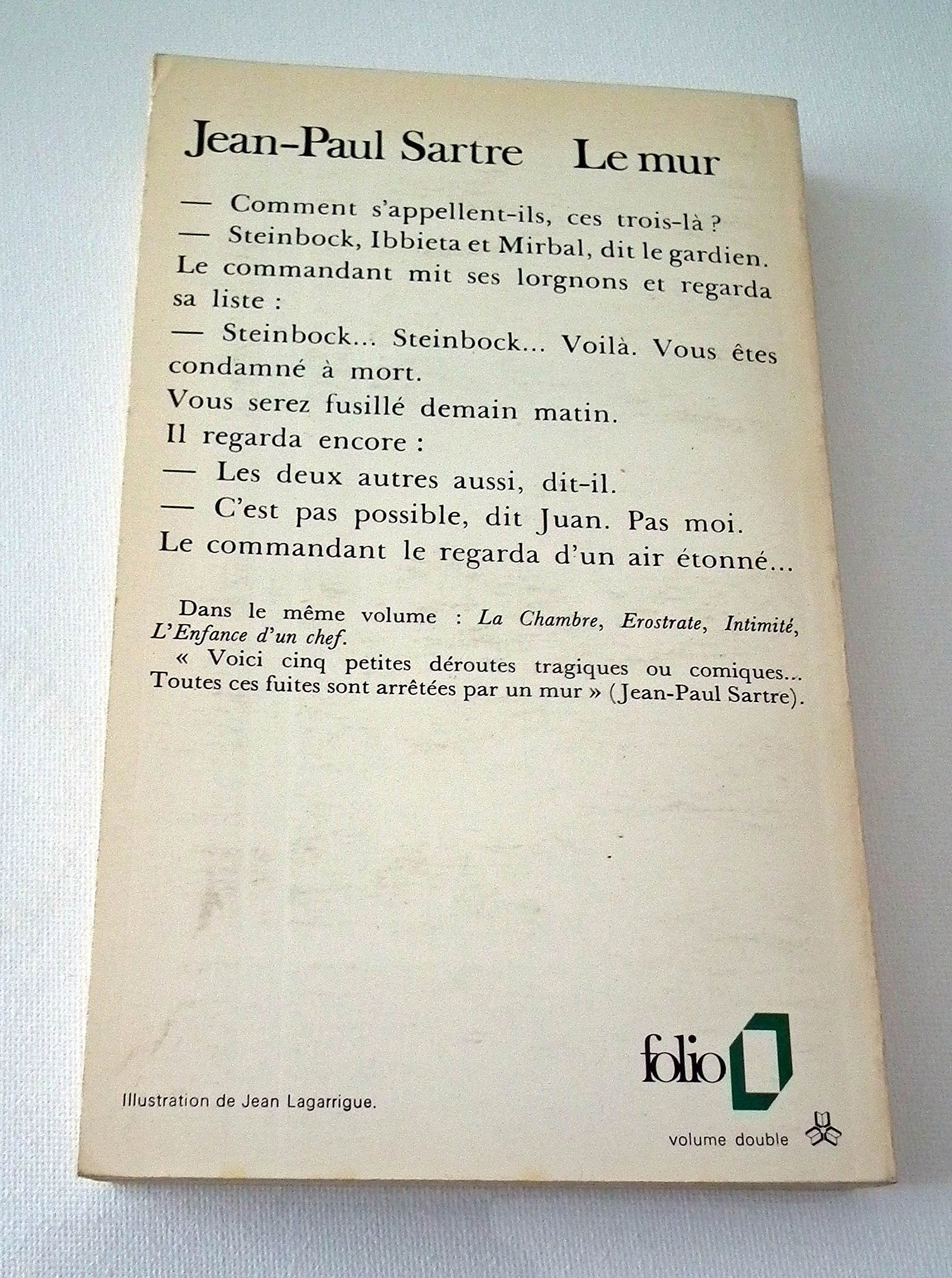 Le Mur by Jean-Paul Sartre | Goodreads