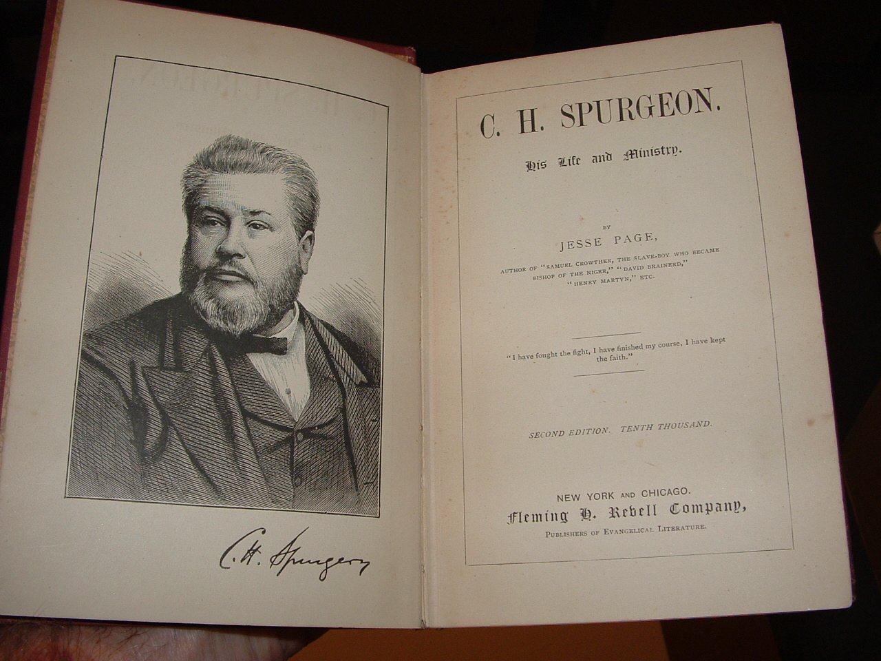 C. H. Spurgeon, His Life and Ministry by Jesse Page | Goodreads