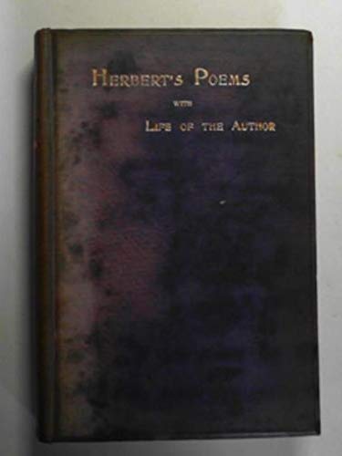 Herbert's poems by George / WALTON HERBERT | Goodreads