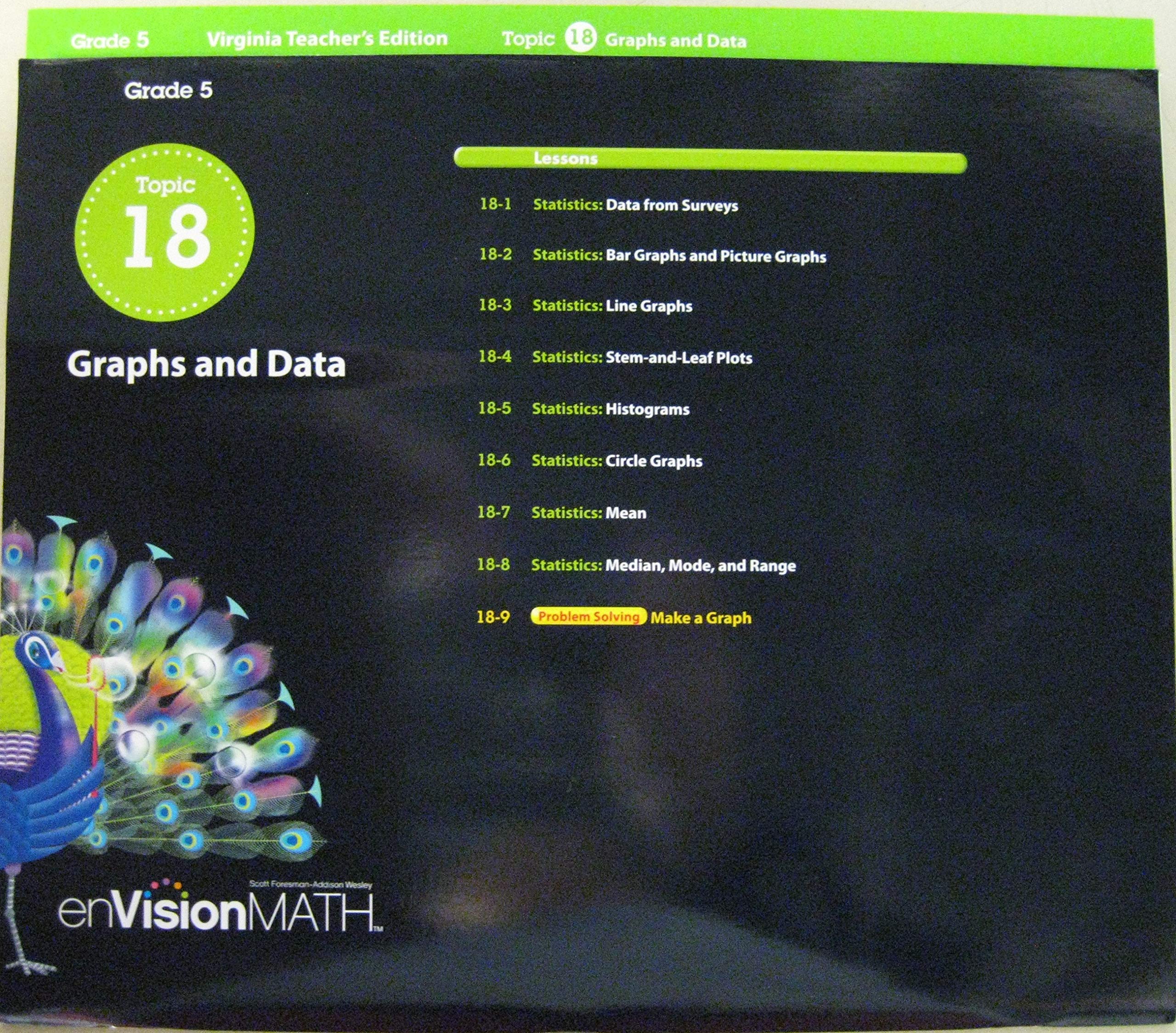 enVision Math, Virginia Teacher's Edition, Grade 5, Topic 18, Graphs ...