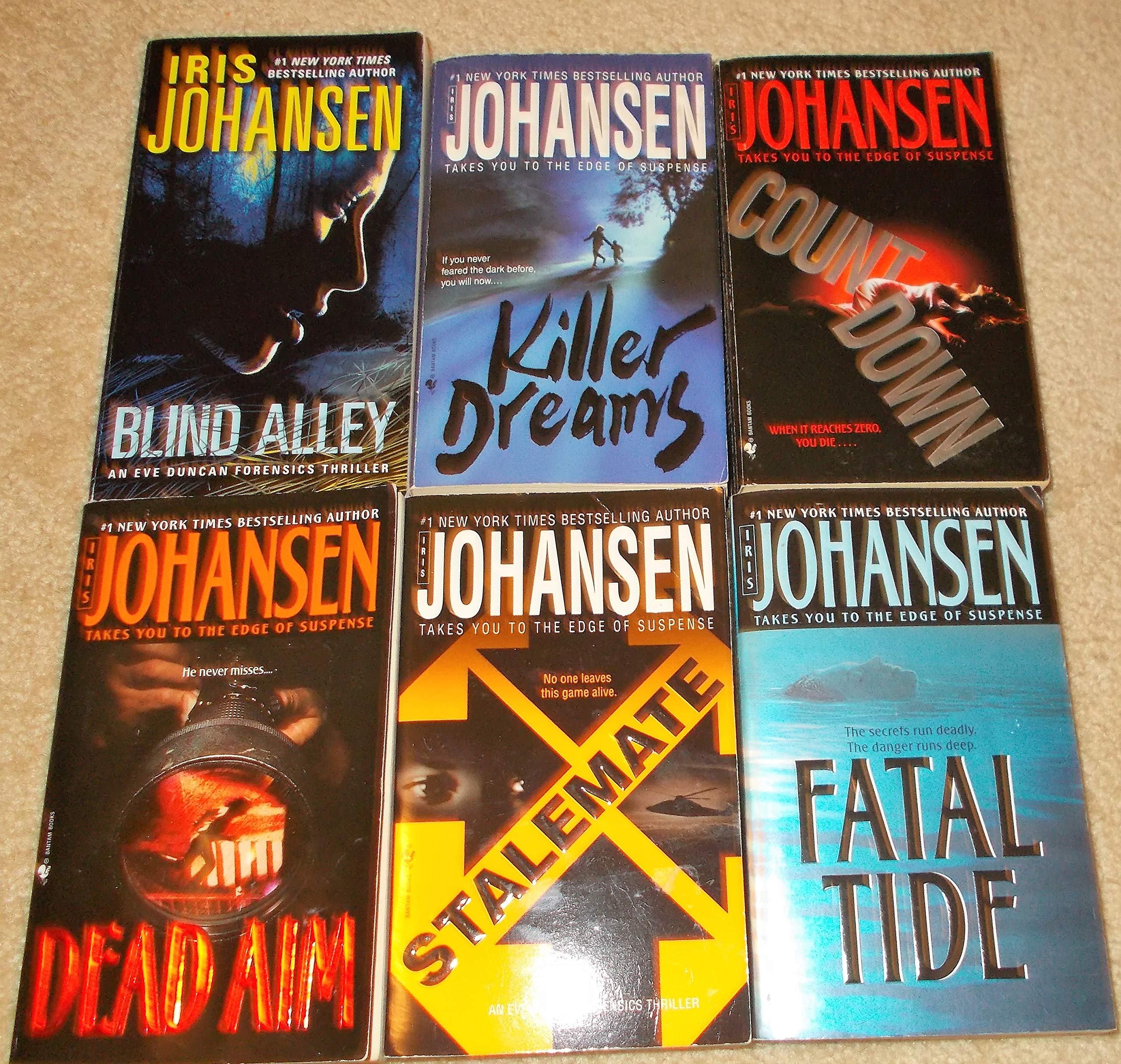 Iris Johansen, Eve Duncan Series 6 pack: #7 Dead Aim, #8 Fatal Tide, #9 ...