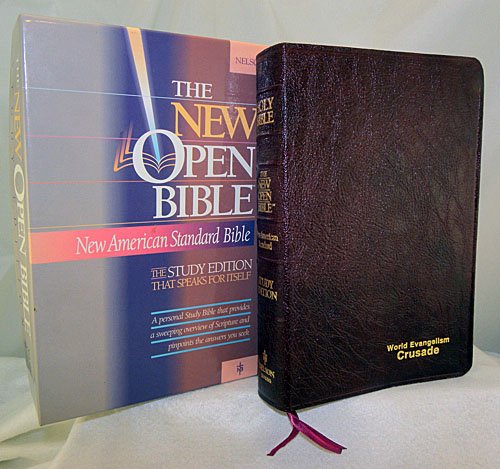 Holy Bible: The New Open Bible, Study Edition, New American Standard ...