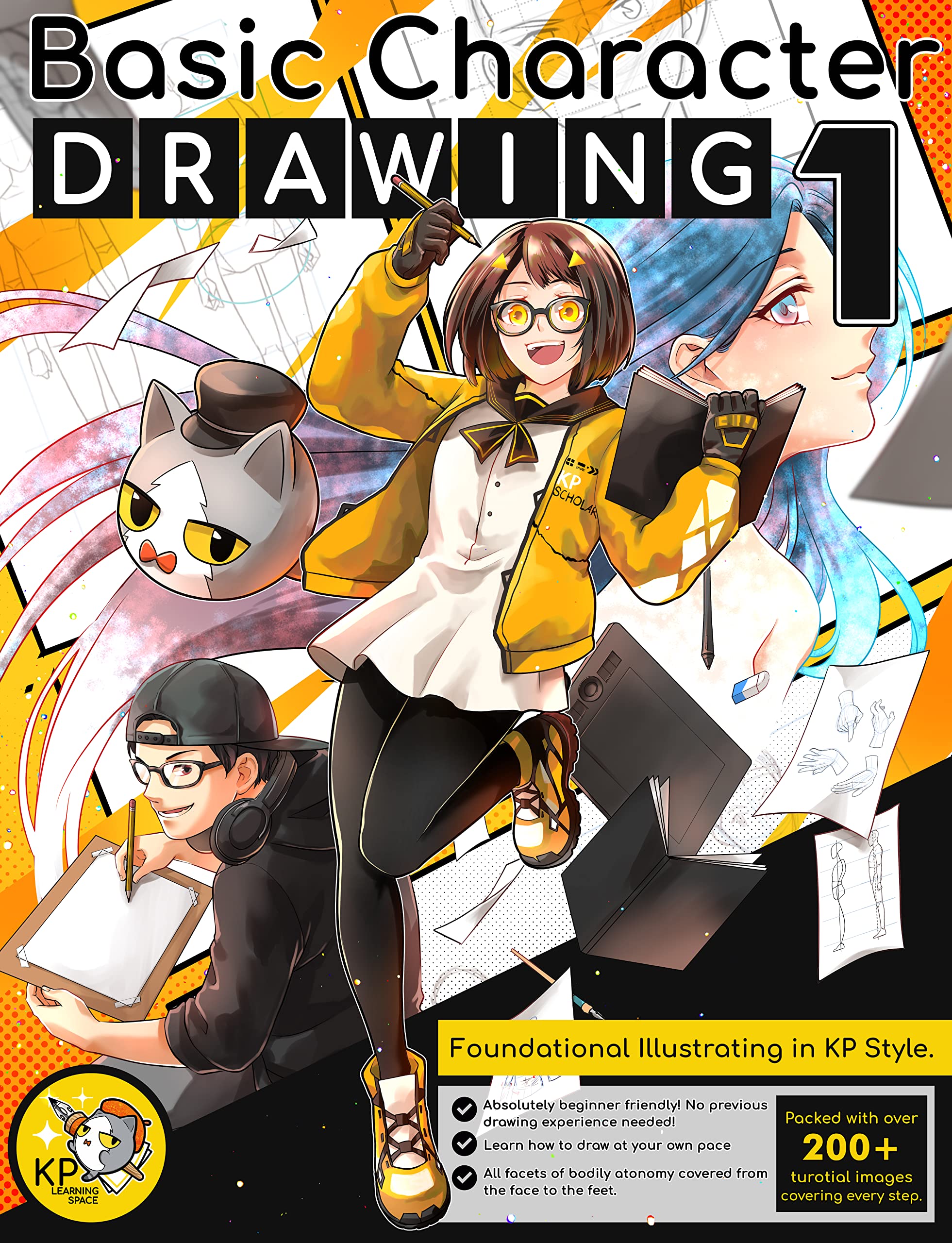 How to Draw Basic Anime Characters 1, Basic & Easy Step-By-Step for ...