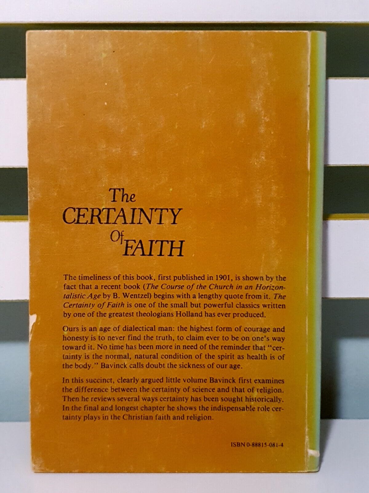 The Certainty of Faith by Herman Bavinck | Goodreads