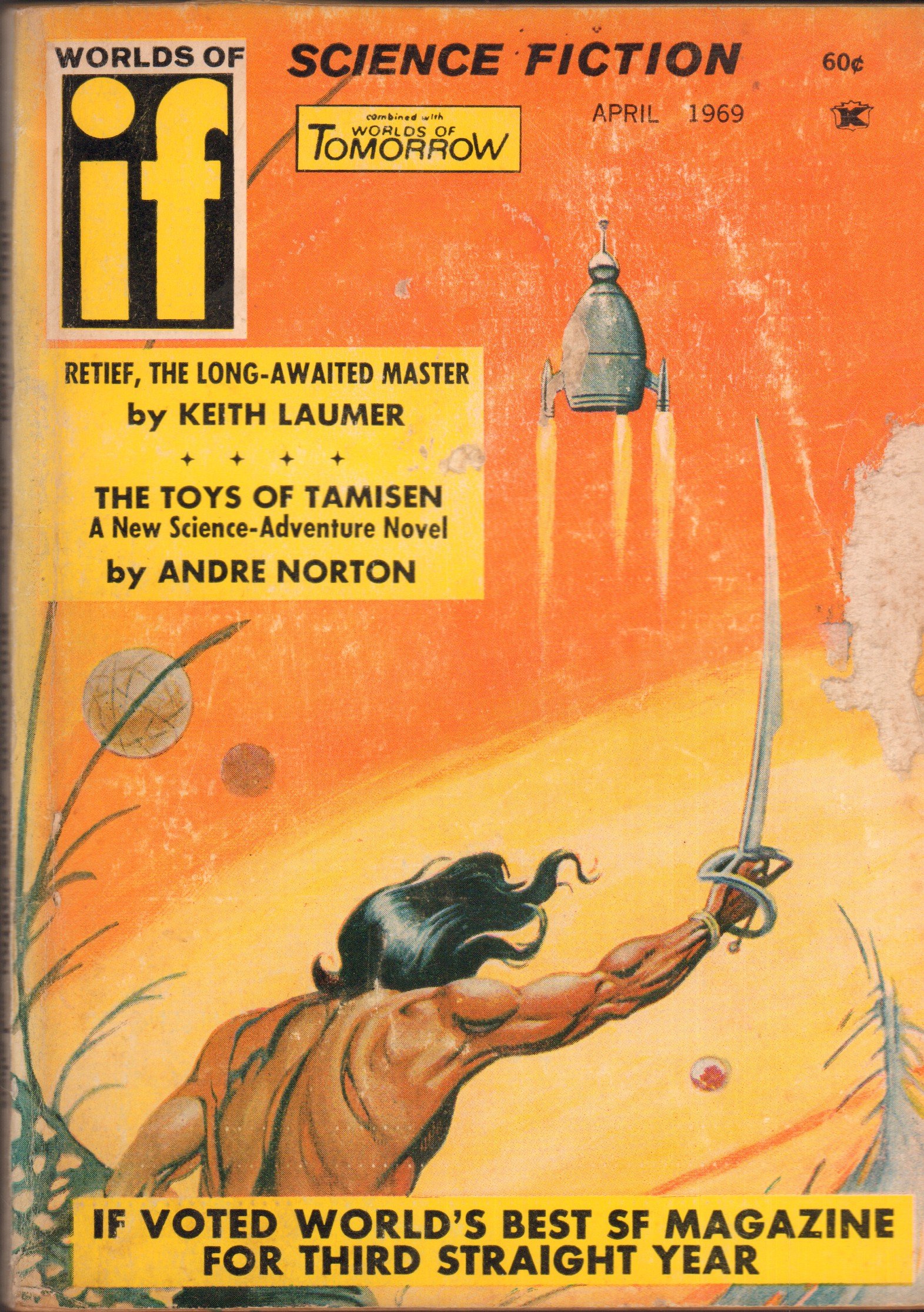 If: Worlds of Science Fiction - April 1969 - Vol. 19, No. 4 by Andre ...
