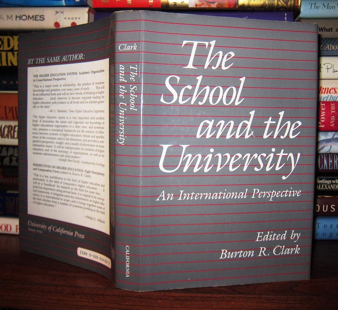 The School and the University: An International Perspective by Burton R ...