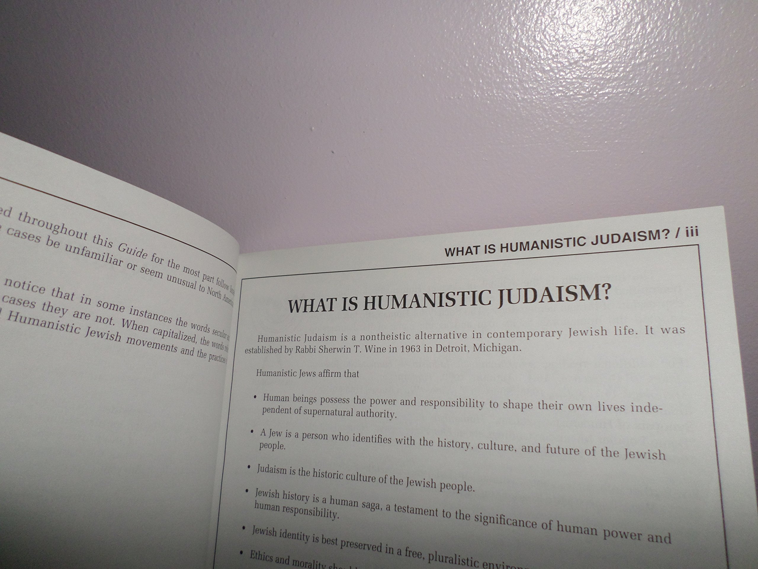 Guide to Humanistic Judaism by Society for Humanistic Judaism | Goodreads