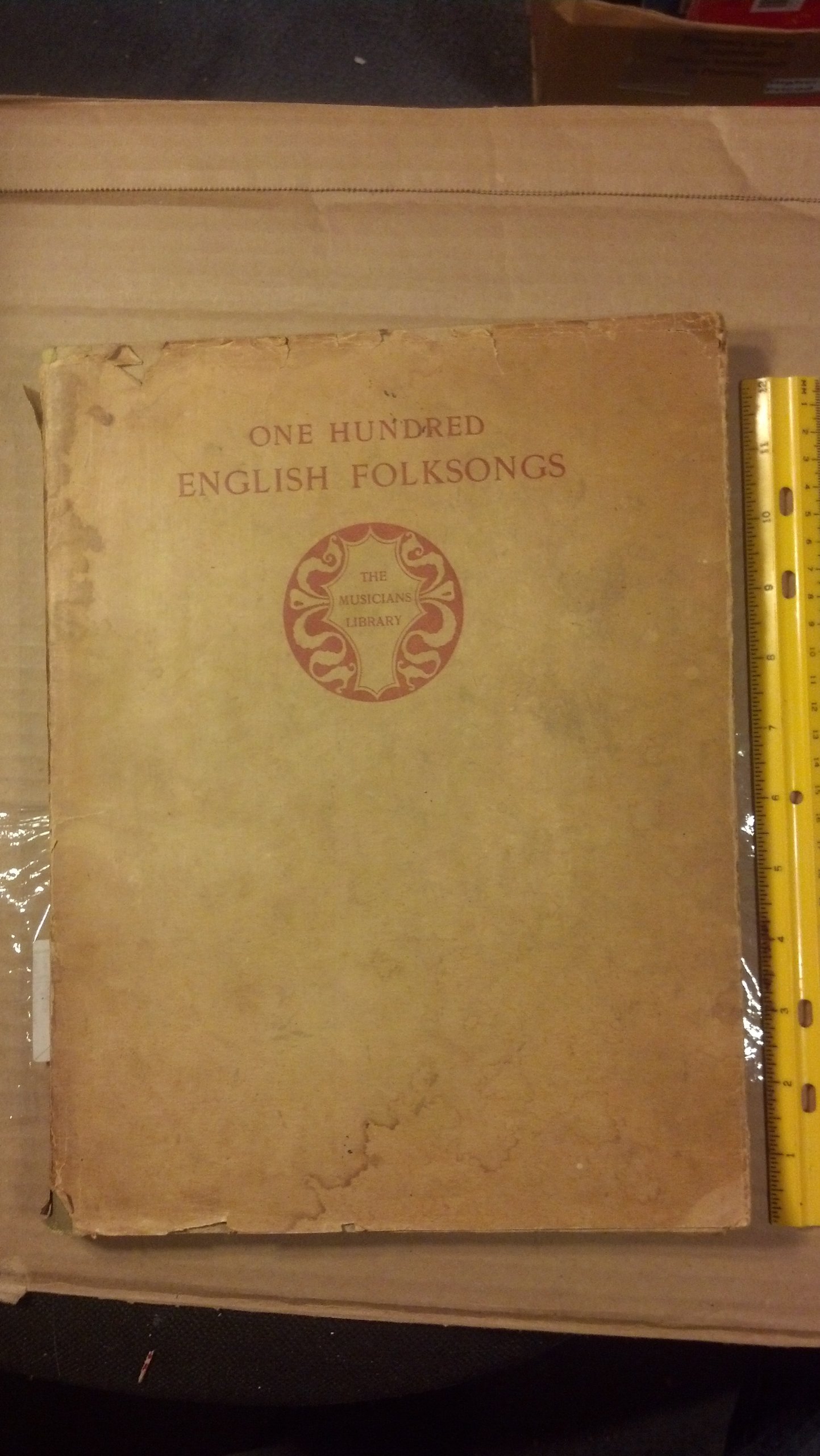 One Hundred English Folk-songs, edited by C. J. Sharp ... For medium ...